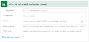 Power Automate Flow Triggers for Dataverse Overview